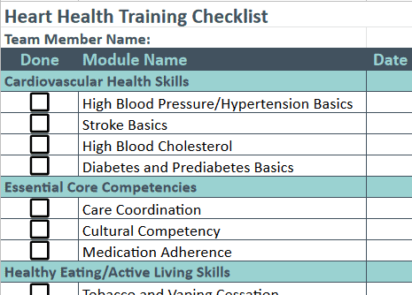 Heart Health Training Checklist: Does Your Team Have These Skills ...